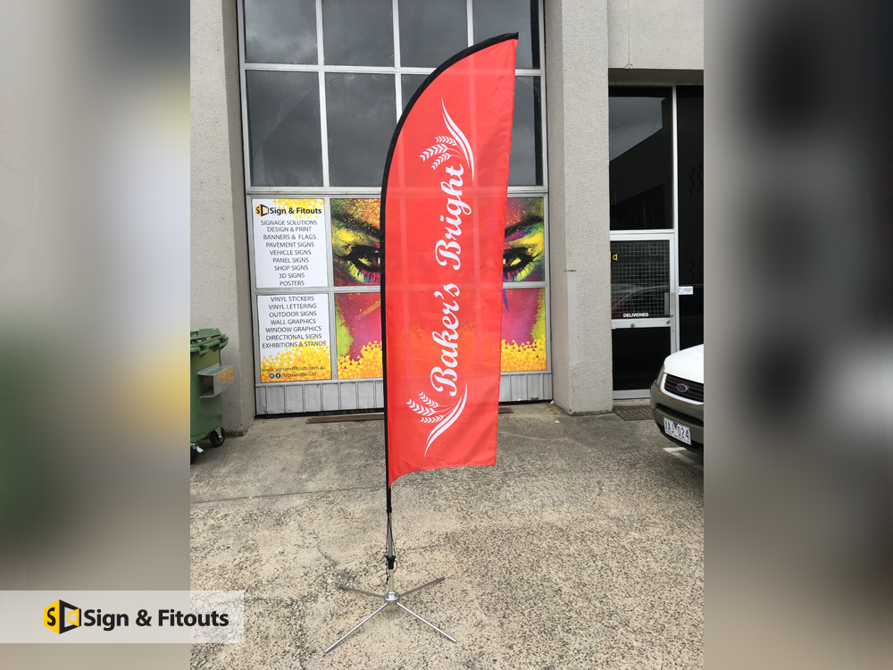 Flag signage - Sign And Fitouts