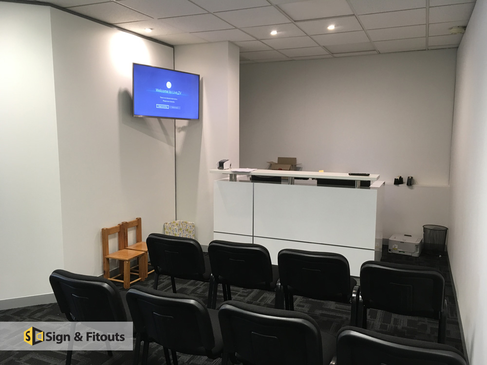 Acrylic Reception Signs - Sign And Fitouts