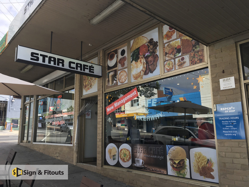 Window graphics - Sign And Fitouts