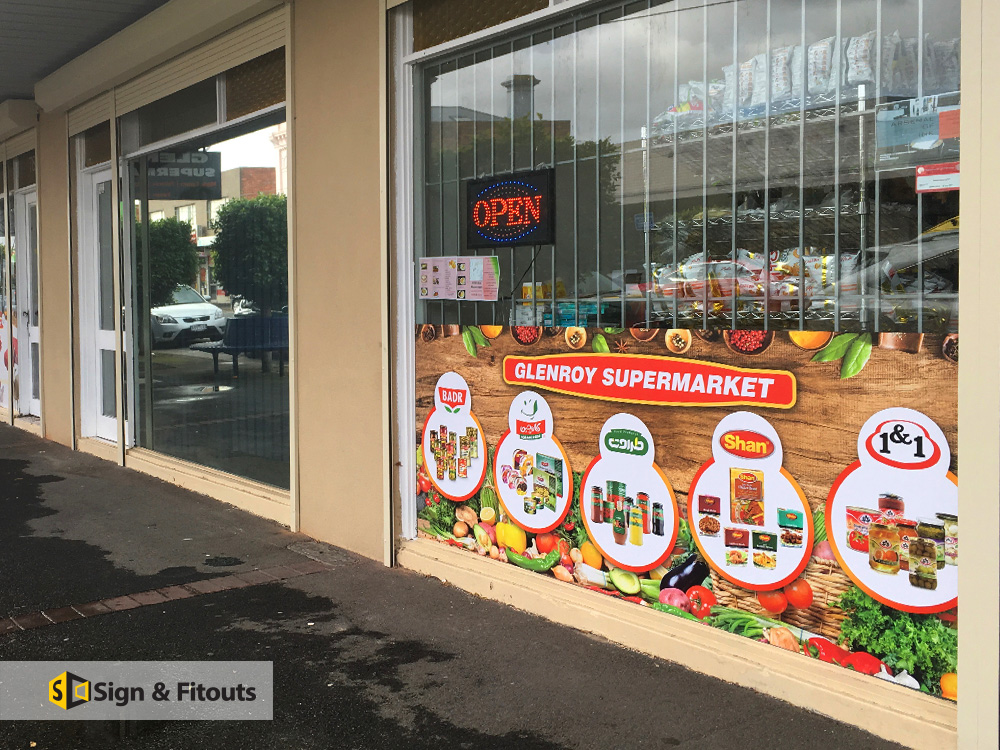 Window graphics - Sign And Fitouts