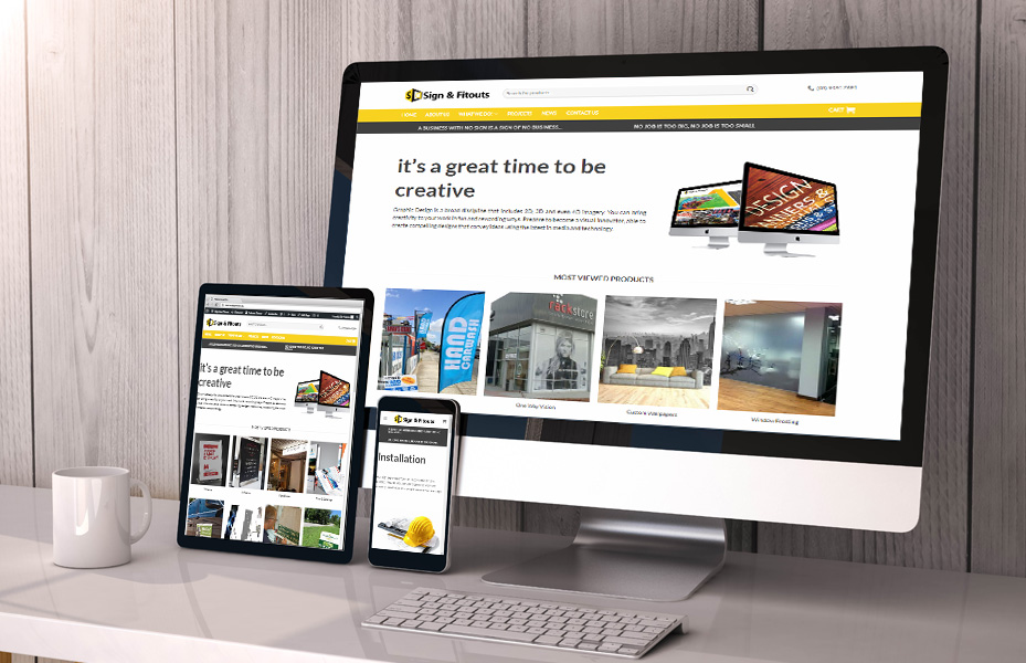 New Website - Sign And Fitouts