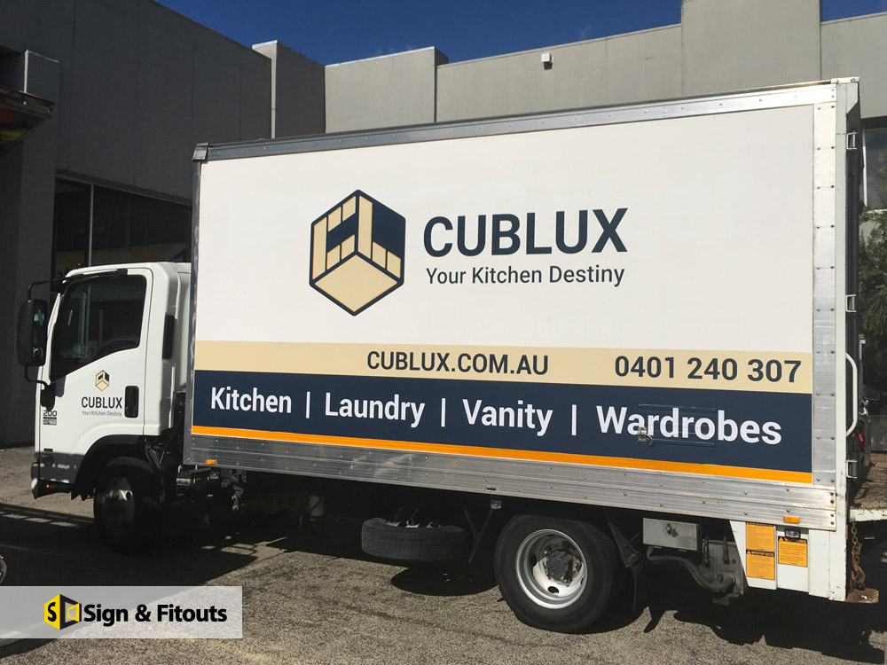 truck signage - Sign And Fitouts