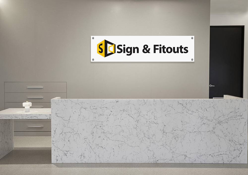Acrylic Reception Signs - Sign And Fitouts