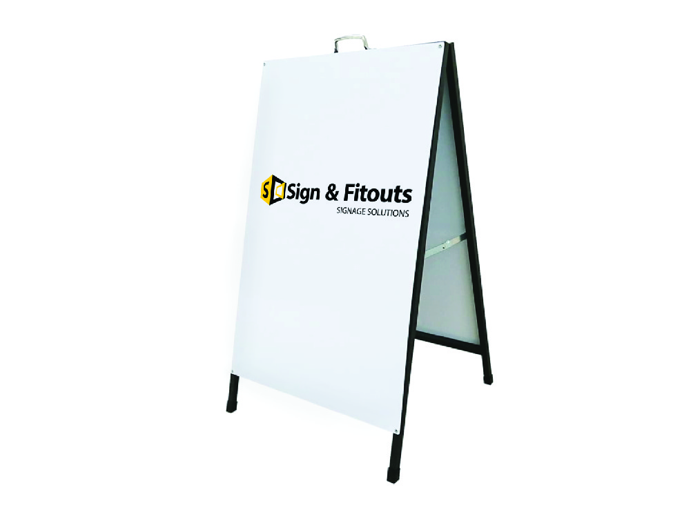 A-Frame - Sign And Fitouts