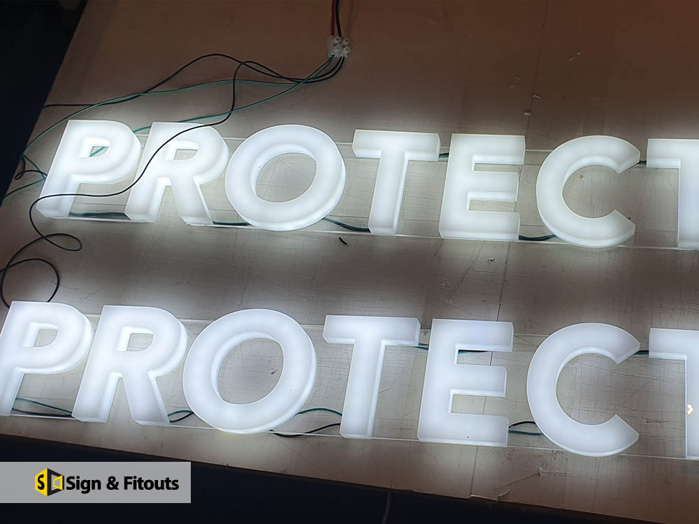 3D Illuminated Sign Can Help Your Stall Stand Out! - Sign And Fitouts