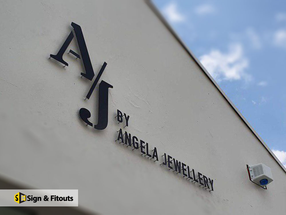 3D Metal Signs for a Thriving Jewellery Shop - Sign And Fitouts