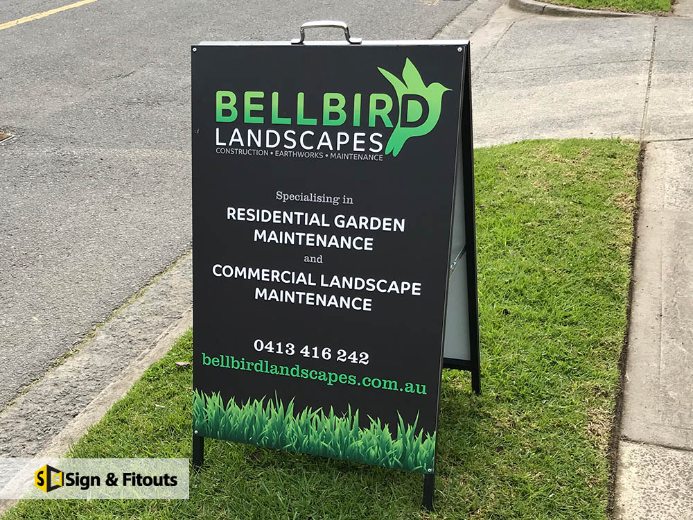 A-frame sign - Sign And Fitouts