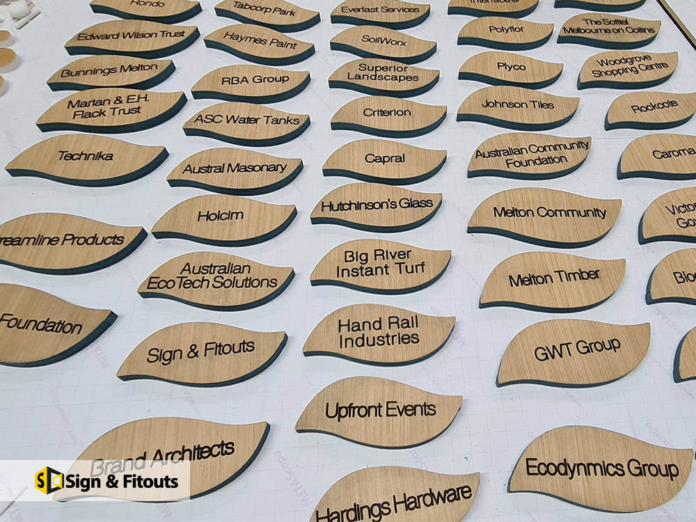 Giving Thanks With a Custom 3D Donor Tree for a Community Service ...