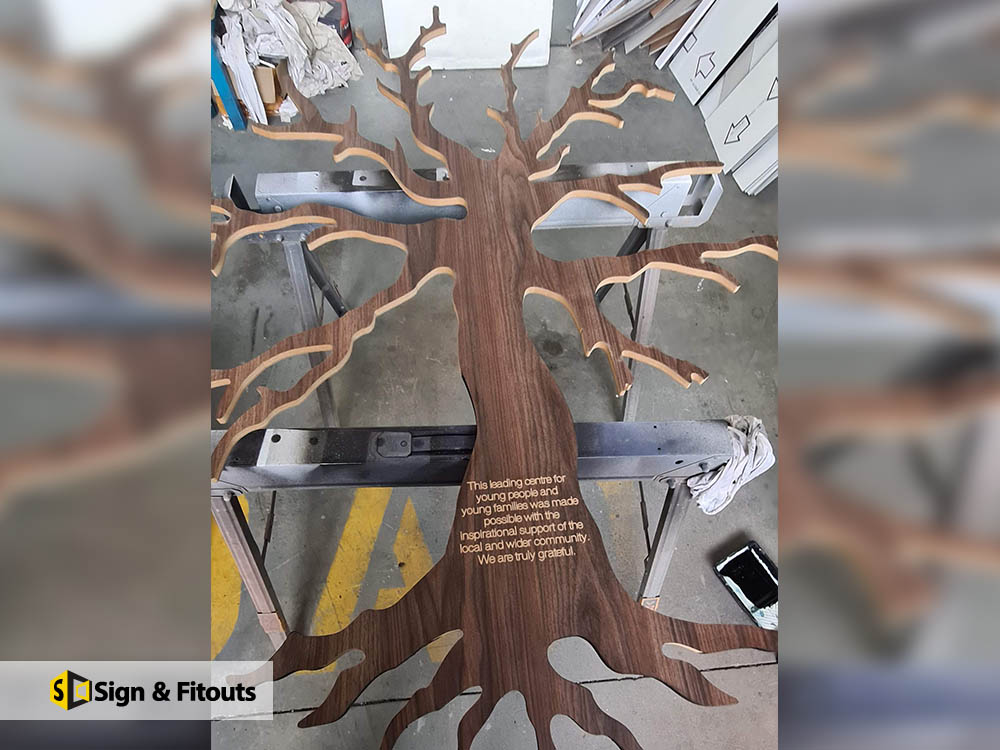 Giving Thanks With a Custom 3D Donor Tree for a Community Service ...