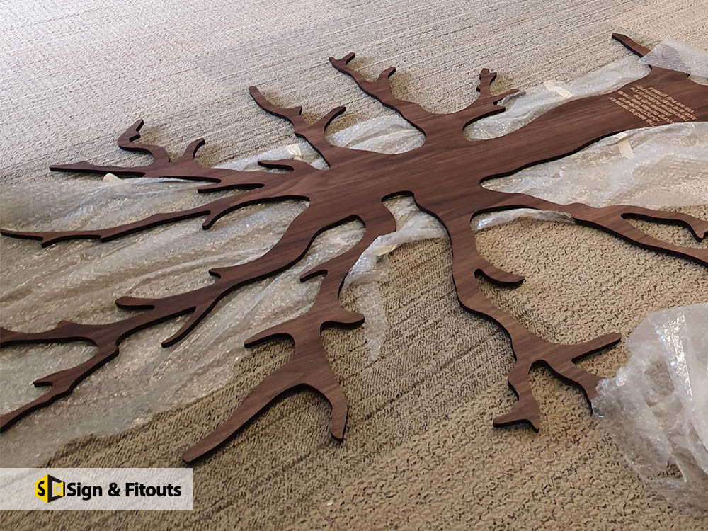 Giving Thanks With a Custom 3D Donor Tree for a Community Service ...