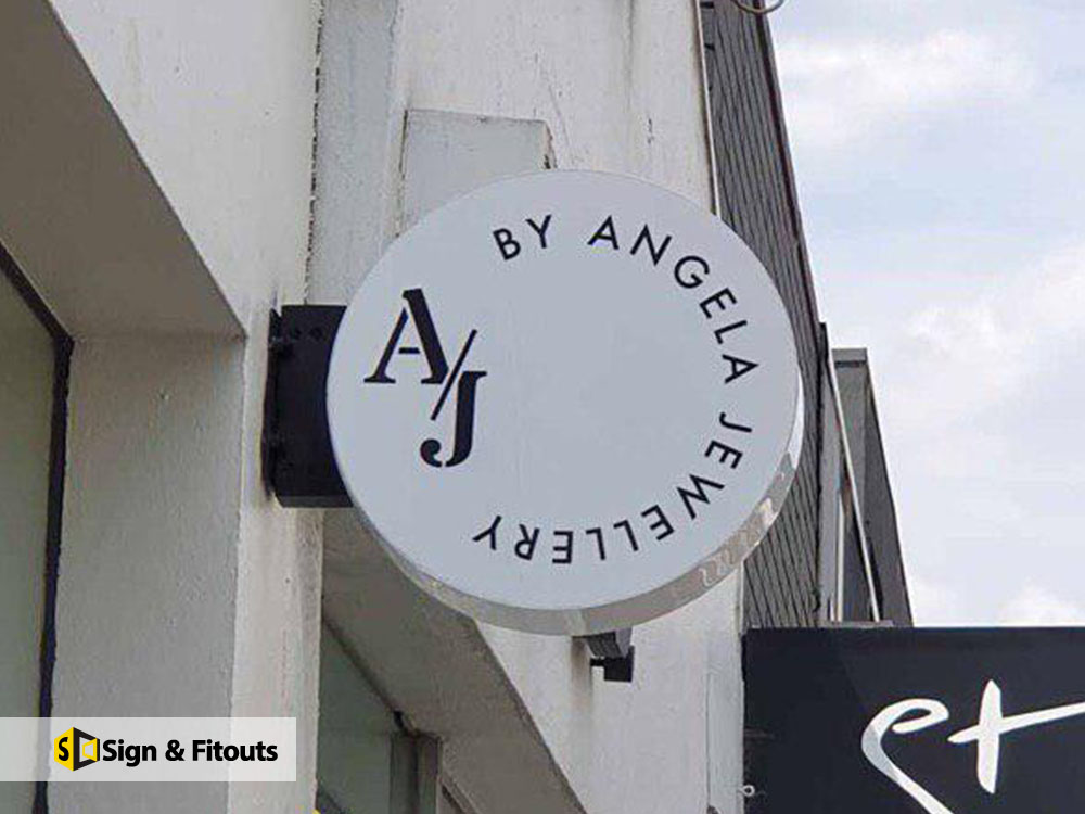 3D Metal Signs for a Thriving Jewellery Shop - Sign And Fitouts