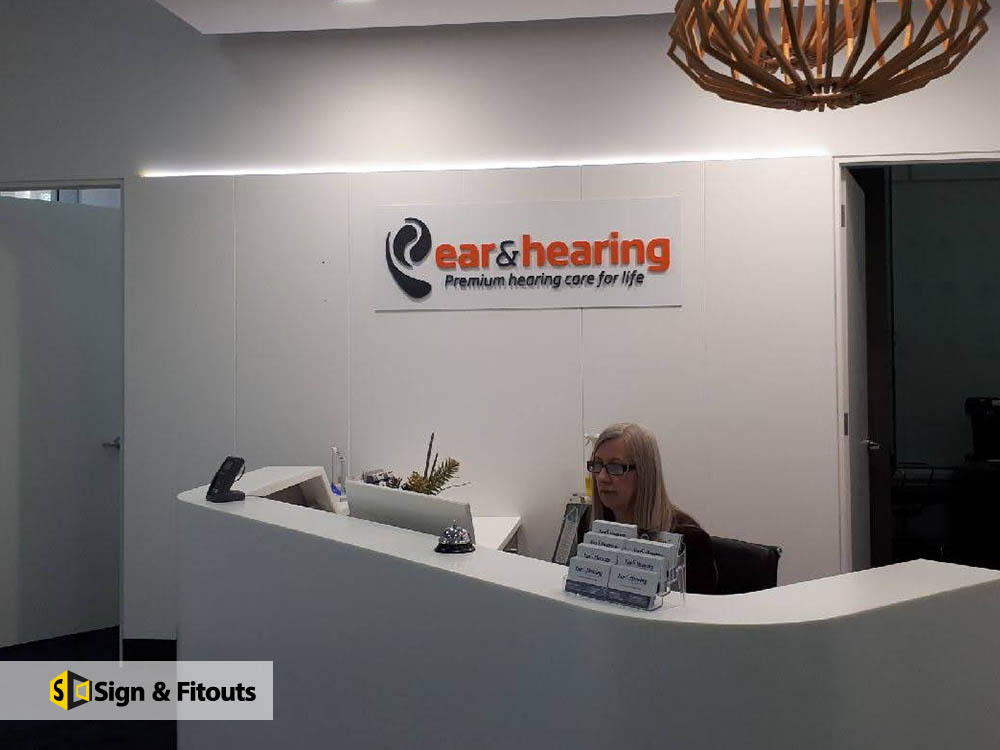 3D Reception sign - Sign And Fitouts