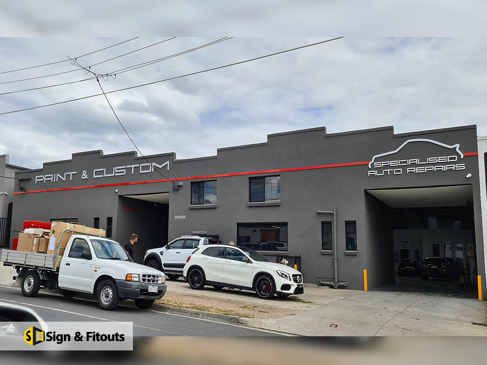 3D building signage - Sign And Fitouts