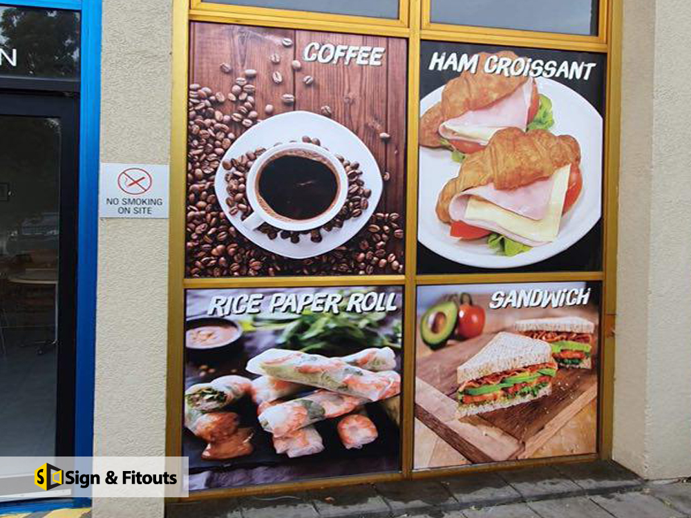 Window graphics - Sign And Fitouts