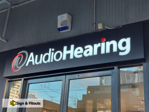 3D Sign Featuring Push Through Letters - Sign And Fitouts