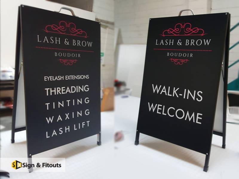 Sign And Fitouts - A-Frame