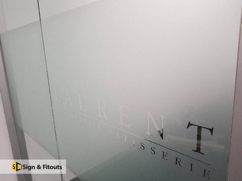 Sign And Fitouts - Window Frosting